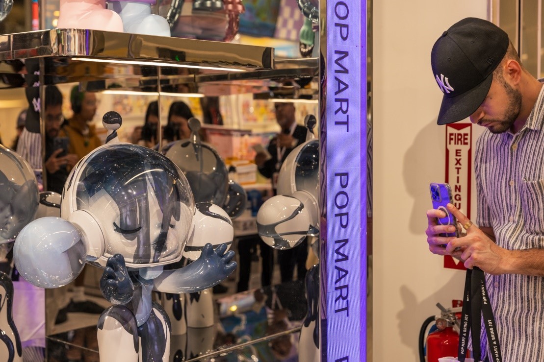 泡泡玛特入驻美国第二大商场 北美市场开拓迈入新阶段_央广网