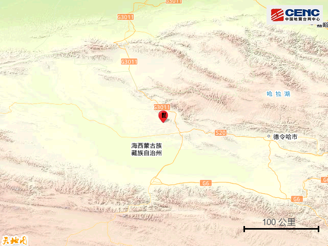 青海省海西州发生4.3级地震_央广网