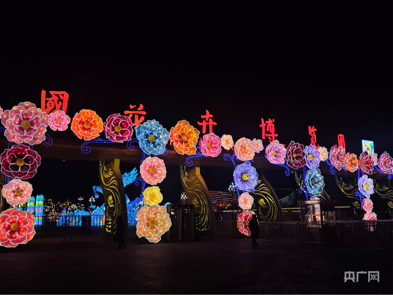 璀璨灯会点亮银川冬夜_央广网