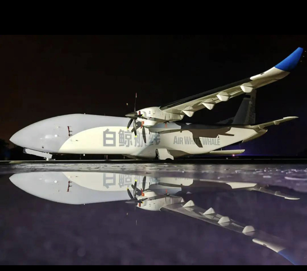 全球最大无人货运飞机！中国W5000无人机总装下线 配装两台AEP100发动机_央广网