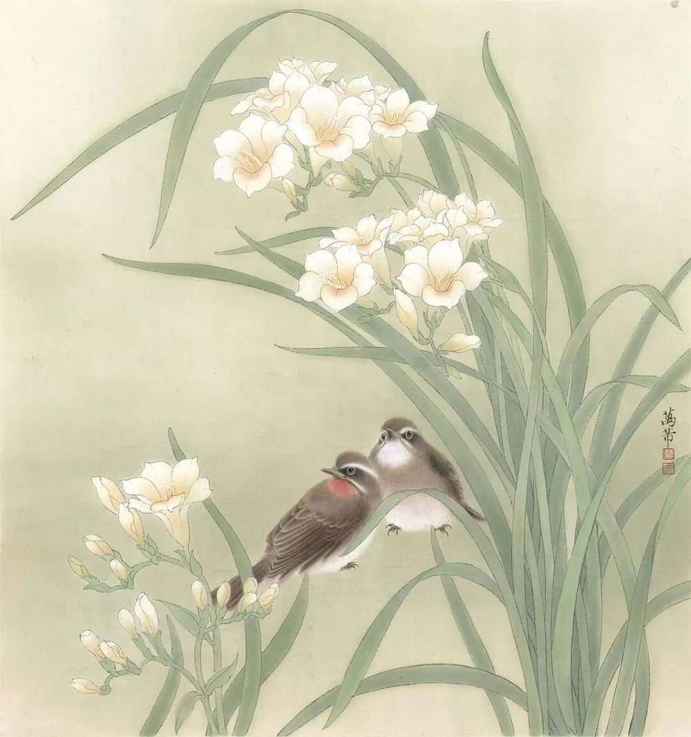 万芾“花鸟世界”中的二十四节气：大寒_央广网